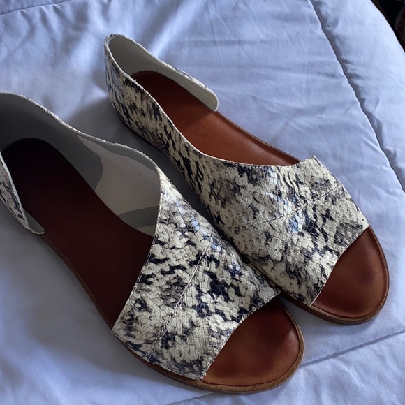 1. State | Shoes | State Snakeskin Sandals | Poshmark